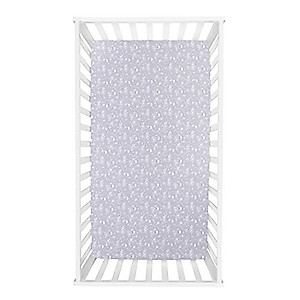 Trend Lab Stars and Moon Flannel Fitted Crib Sheet (103783)