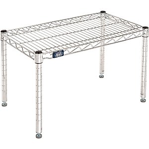 Nexel Chrome Wire Dunnage Rack, 24"W x 14"D x 14"H