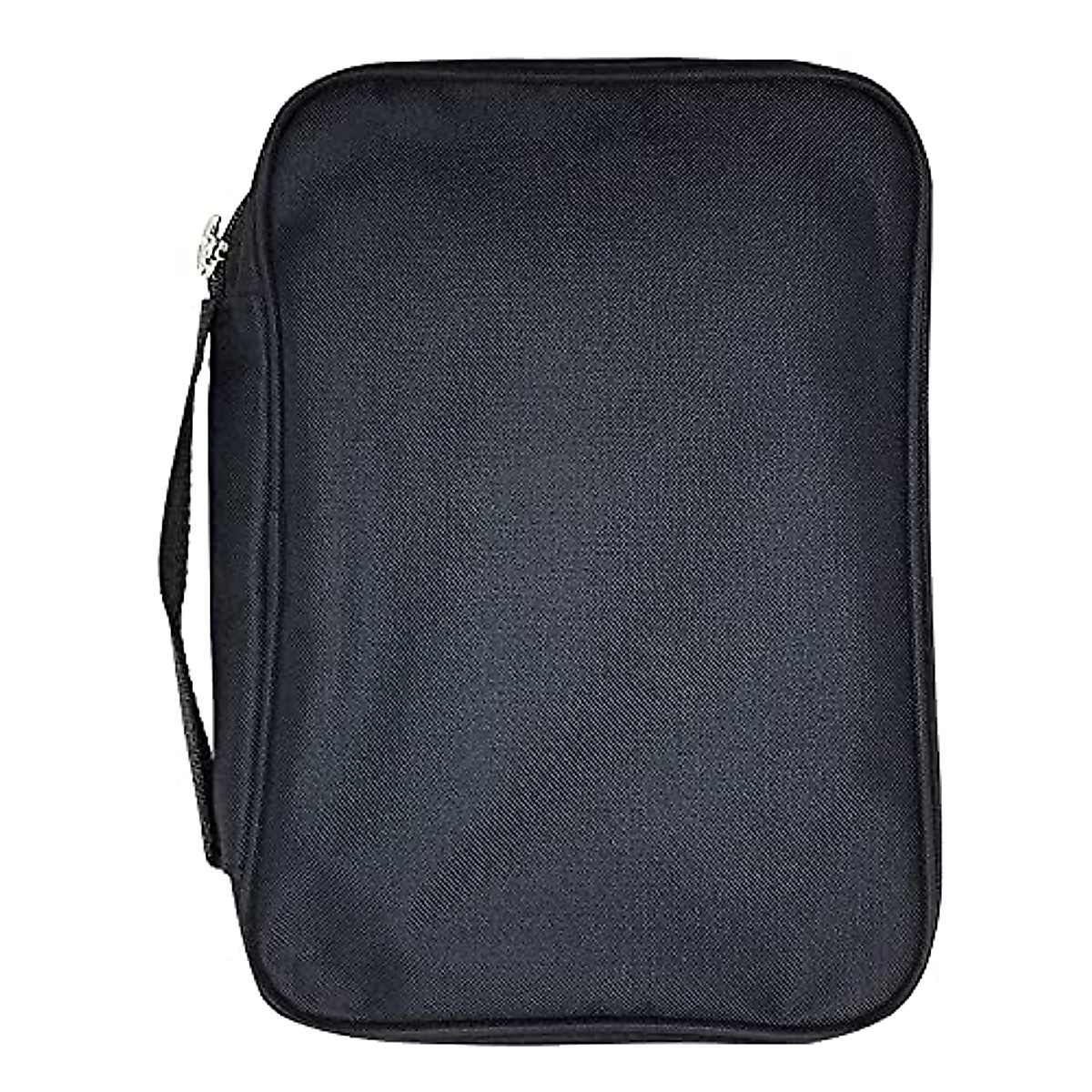 G.T. Luscombe Company, Inc. Armor of God Bible Cover & Book Cover | Oxford Cloth with Handle & Cross Emblem Zipper-Pull | 4 Pen Loops Inside Cover | Outside Pocket | Black Extra Large 10 x 7.25 x 2"