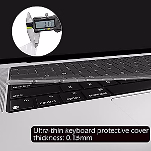 Arisase Ultra Thin TPU Keyboard Cover Skin for Newest MacBook Air 15.3" with M2 Chip 2023-Released (Model: A2941) Soft Laptop Protective Accessories US Layout (Clear)