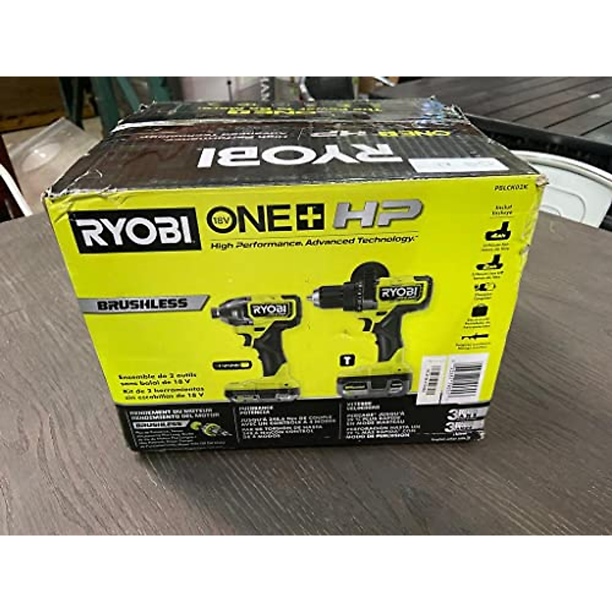 ONE+ HP 18V Brushless Cordless 1/2 in. Hammer Drill and 1/4 in 4-Mode Impact Driver Kit w/ (2) Batteries, Charger, & Bag