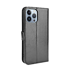 Fansipro Wallet Folio Case for LG V60 THINQ 5G, Premium PU Leather Slim Fit Cover for V60 THINQ 5G, 3 Card Slots, Feel Good, Black