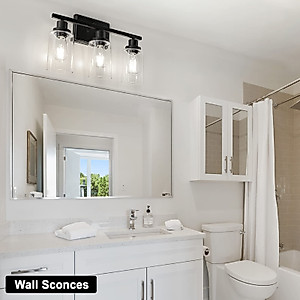 Clear Glass Replacement Shade 1 Pack, 5.51inch High, 3.94inch Diameter, High Transmittance Cylinder Glass Lampshade Covers for Vanity light Wall Sconces Table Lamp Floor Lamp Pendant Light