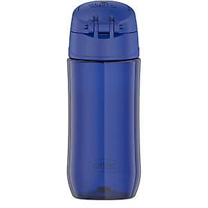 THERMOS FUNTAINER 16 Ounce Plastic Hydration Bottle with Spout, Blueberry