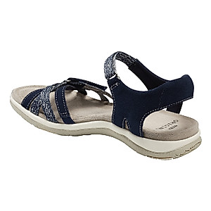 Earth Origins Women’s Sofia Sandals for Casual, Walking and Everyday - Navy - 11