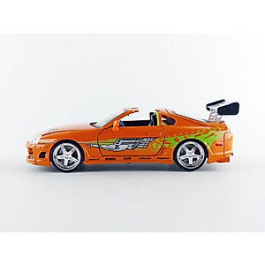 Jada Fast & Furious Coche Nissan Skyline Gt R R34 2002, Escala 1:24 + A Todo Gas Vehículo 1/24 1995 Toyota Supra