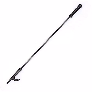 BenefitUSA Campfire Fireplace Fire Poker Tool Extra Long 26.5", Black