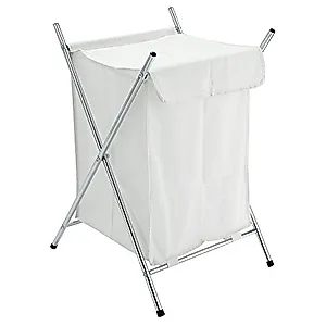 Furinno Wayar Foldable Laundry Basket, Chrome