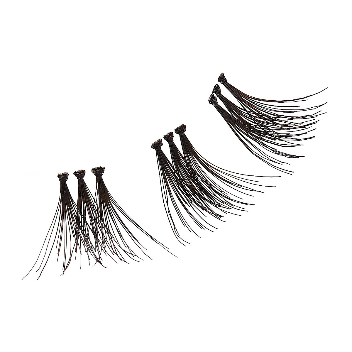 Kiss i-ENVY Trio Ultra Black Medium Lashes