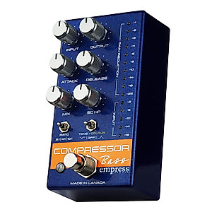 Empress Effects Bass Compressor Effects Pedal, Blue CPBB