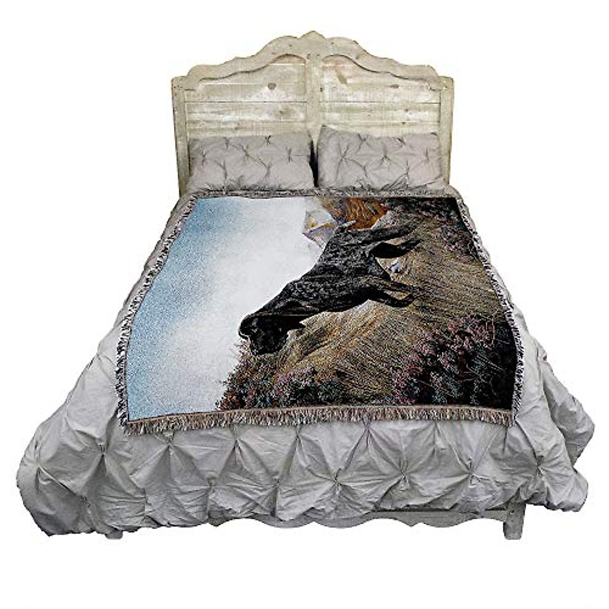 Pure Country Weavers German Shorthaired Pointer Blanket by Robert May - Gift for Dog Lovers - Tapestry Throw Woven from Cotton - Made in The USA (72x54)