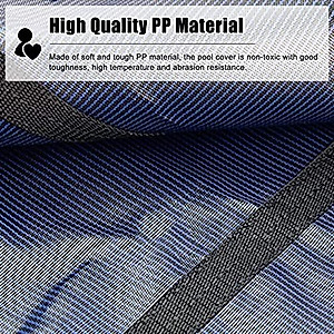 LILANAI Winter Pool Cover for Above Ground Swimming Pools, Anti-Dust Heat Insulation Film/Pool Protector Mat, for Garden Outdoor Backyard (Size : 3x7.5m/9.8x24.6ft)