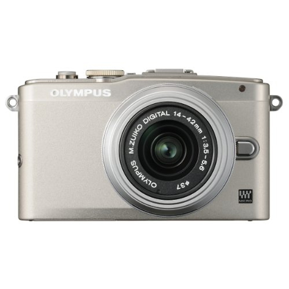 Olympus Mirrorless SLR E-PL6 with M Zuiko Digital 14-42mm Lens (Silver) - International Version