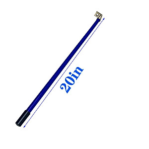 SUONE Snow Plow Blade Marking Guide Kit Blue 20 '' 304 Stainless Steel Connector for Blizzard Boss SNO Way West Snow Plow More Pickups SUV UTV ATV