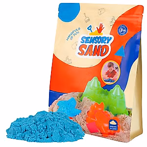 Sensory Sand Blue 5 Pounds of Sensory Play Sand Bulk Refill
