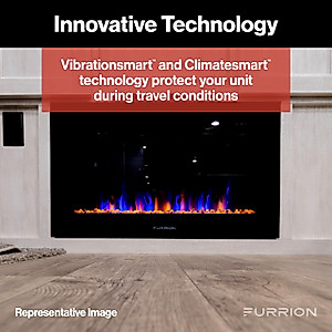 Furrion 30" Electric Fireplace for RV-FF30SC15A-BL