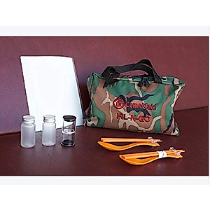 CampMaid FIL-n-GO Camp Caddy Bag With Accessories - Tool Bag for Camping Cookware, Toiletries, & More - Organizer Bag for Camping Utensils & Camp Gear - Camping Must Haves - (Camo)