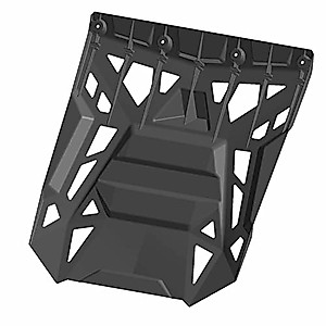 Polaris Snowmobile Snow Flap with Holes, Gloss Black, Genuine OEM Part 5456130-070, Qty 1