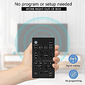 CHUNGHOP Replacement Remote Control Compatible with bosee Wave Sound Touch Music Radio System (System I II III IV with Battery)