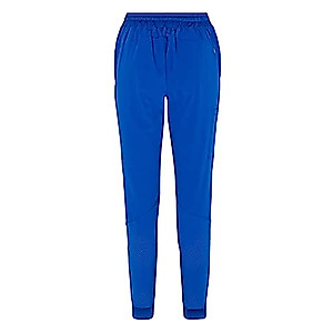 Natural Uniforms Womens Cool Stretch Jogger Scrub Set (True Royal Blue, Medium)