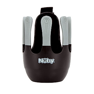 NUBY Universal Cup Holder withTextured Grips: Travel and Stroller Accessory