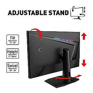 MSI Full QHD Anti-Glare 1ms 2560 x 1440 175Hz Refresh Rate HDR Ready USB/DP/HDMI 31.5” Monitor (Optix MPG321QRF-QD)