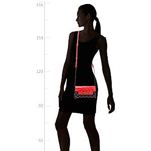 GUESS Zira Mini Crossbody Flap, Mocha Logo/Poppy