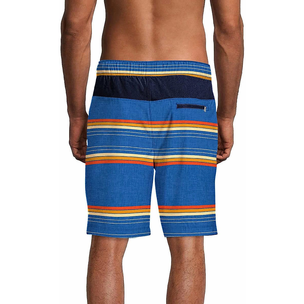 Speedo Mens Hydro Volley Swim Shorts (Speedo Blue Stripe, Large 34/36)