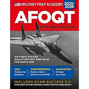 AFOQT Study Guide: Air Force Officer Qualifying Test Prep Book (2025-2026)
