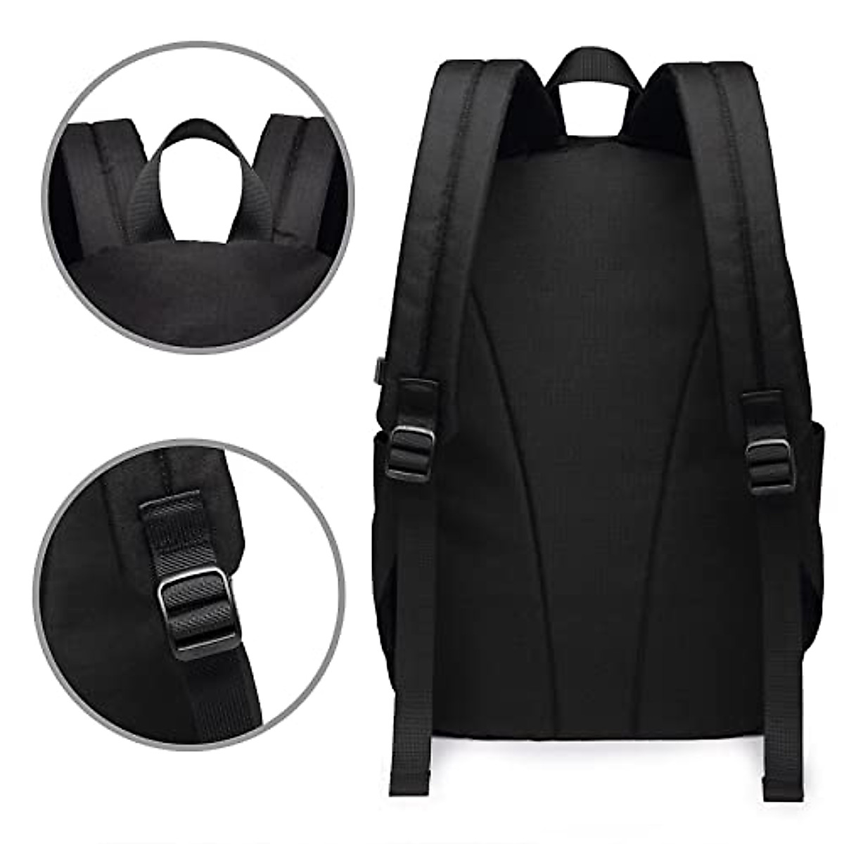 AHOBAGGA Custom Backpack Personalized Large Capacity Shoulder Traveling Bag Add Your Customized Photo Picture Text Casual Backpack Travel Knapsack Standard Size For Learning Travel Work
