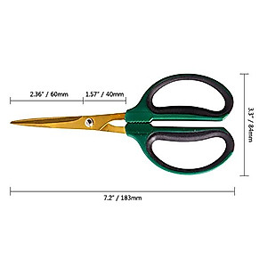 Hydro Crunch Titanium Coated Bonsai Scissor 60mm