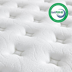 Chiusyufuk Full Mattress,12 Inch Full Size Mattress in a Box,Single Bed Mattress with Memory Foam and Pocket Spring,Ergonomic Design & Pressure Relief,Medium Firm Mattress,54"*75"*12"