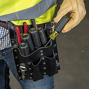 Klein Tools 19555 TORX Cushion Grip Screwdriver Set, Made in USA, T15, T20, T25, T27 and T30 Tip sizes, 5-Piece