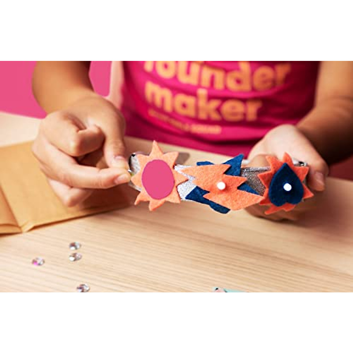 Dear Smart Girl Electrical Engineering STEM Kit for Girls Ages 6-12 / DIY Light Up Headband Kit/Make Your Own STEM Craft Kit