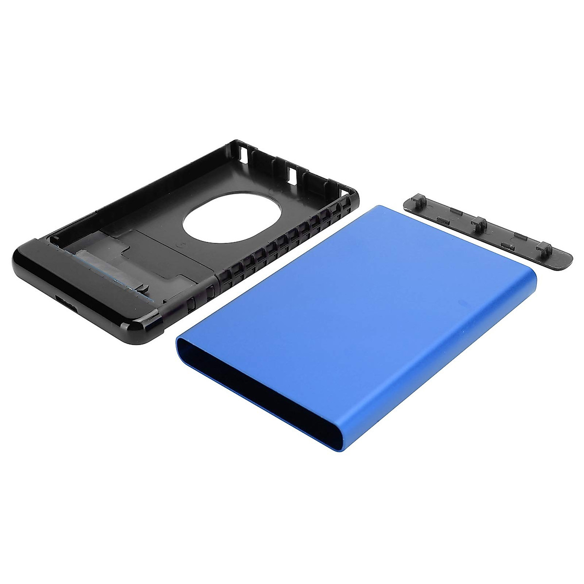 Wuqioei Portable 8TB External Hard Drive Portable HDD, Portable USB3.0 Floppy Drive 2.5 inch SSD/HDD SATA Disk Ultra-Thin Card Reader,Easy to Install,for Windows 10/7 / Vista/8 / XP/SE / 98(Blue)