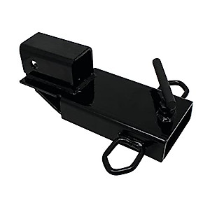 Extreme Max 5001.1389 Clamp-On Forklift Hitch 2" Receiver with Tri-Ball Hitch and Tow Hook