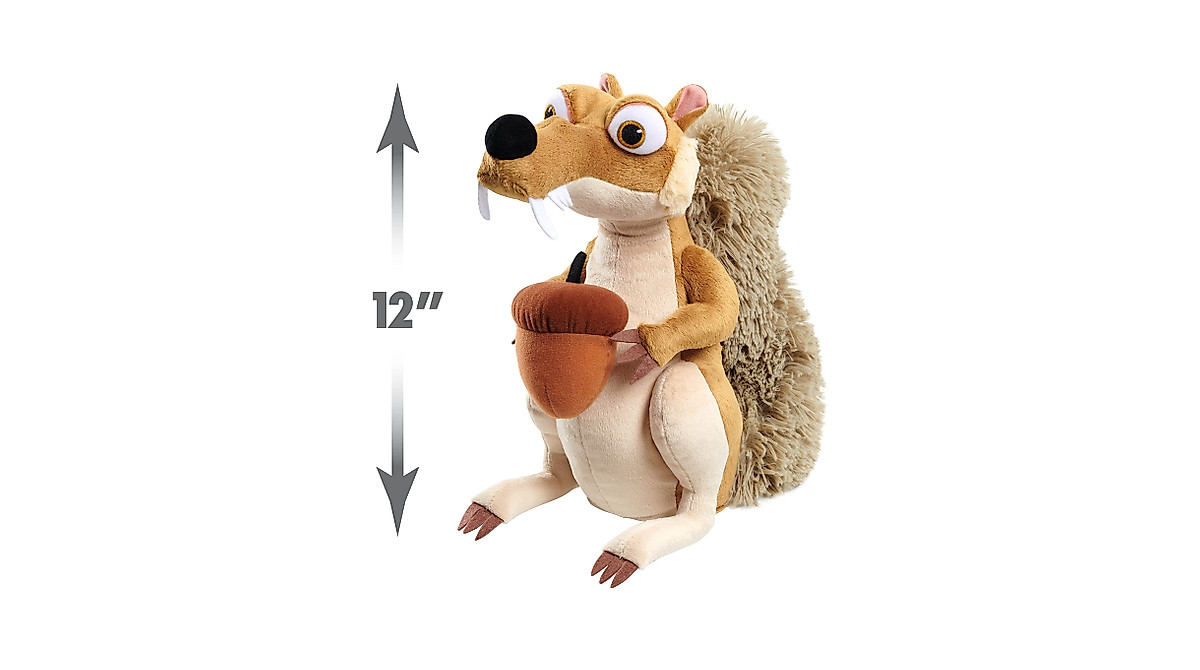 Ice Age Scrat Plush Toy - Interactive, Sounds & Ideal for Kids 3+