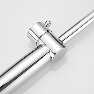 Greenspring Chrome Handheld Bidet Sprayer for Toilet with Bidet Hose Brass Cloth Diaper Sprayer Bathroom Toilet Sprayer Attachment for Feminine Wash, Wall Mount or Toilet Mount