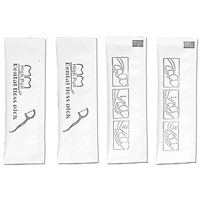 50 Count,Individually Wrapped Micro Dental Floss (50 Pcs)