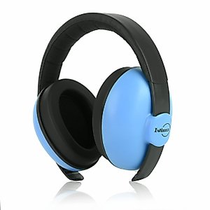 Baby Ear Protection Aged 0-3 Years Noise Canceling Baby Headphones for Newborn Toddler Infant Protective Ear Covering Shields Earmuffs for Sleep Airplane Travel(Blue)