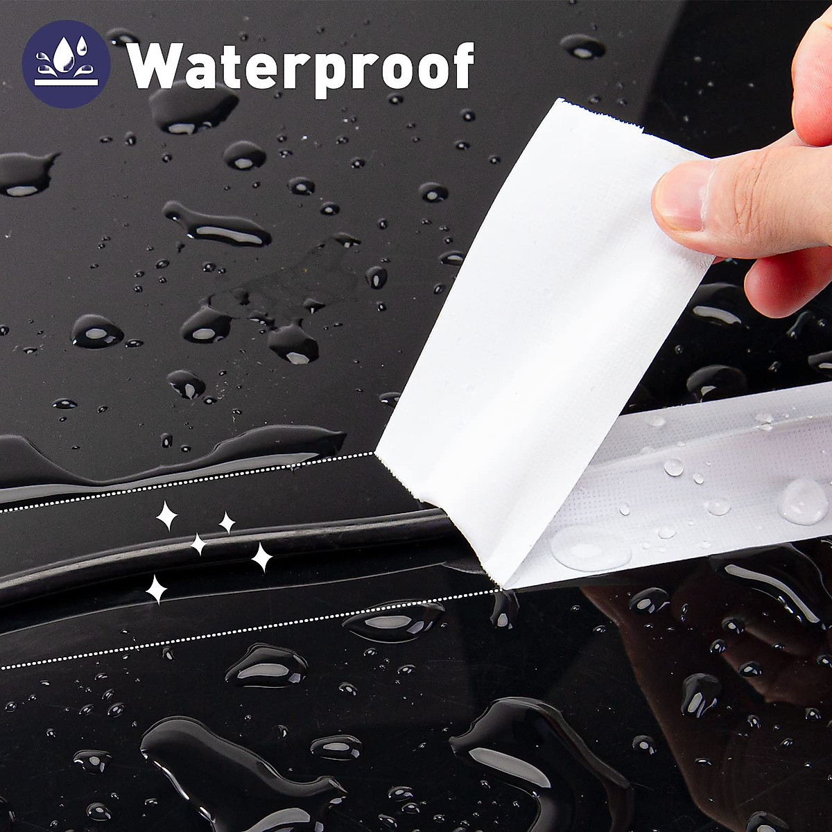 Duct Tape White Heavy Duty - 1.88 in Wide 35 Yds Waterproof Designs No Residue Strong Adhesive Industrial Grade Duct Tape Tearable for Indoor or Outdoor Use,Multi Purpose Home Repair(Pack of 1 Roll)