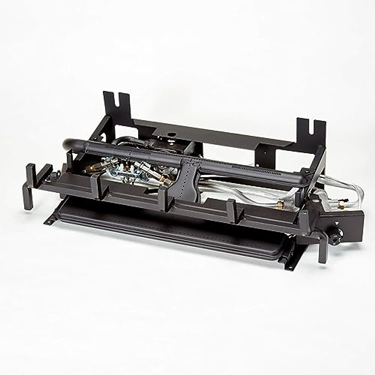 Duluth Forge DLS-24R-2 Dual Fuel Ventless Fireplace Logs Set with Remote Control, Use with Natural Gas or Liquid Propane, 33000 BTU, Stacked Red Oak, 24 Inches