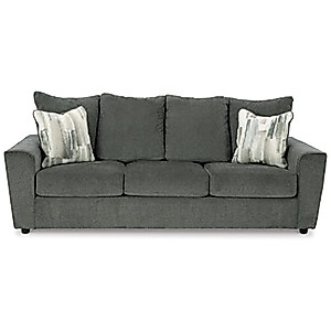 Signature Design by Ashley Stairatt Casual Sofa with Flared Arms, Gray