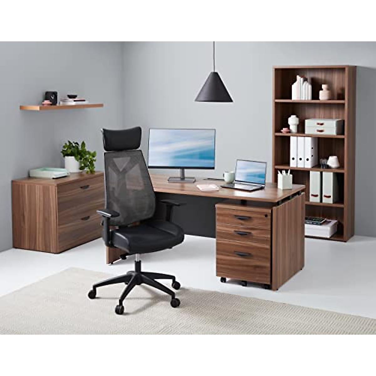 Pago Pinnacle Executive Office Chair Big and Tall. Ergonomic Office Chair High Back, Tall Adjustable Office Chair, Tall Office Desk Chair with Weight Balance Mechanism Adjustable Arms and Headrest