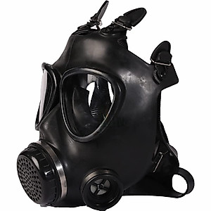 KYNG Gas Mask NBC Filter CBRN Respirator Mask Tactical Mask Face Mask MILITARY GRADE Halloween Mask with BOTTLE STRAW HOSE Fits All With Adjustable Straps Filter Made 2023