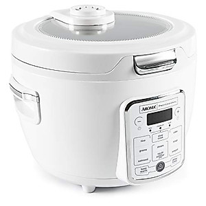Aroma Housewares Professional 20-Cup(cooked) / 4Qt. Digital Rice Cooker/Multicooker, Automatic Keep Warm and Sauté-then-Simmer Function, white (ARC-1230W)