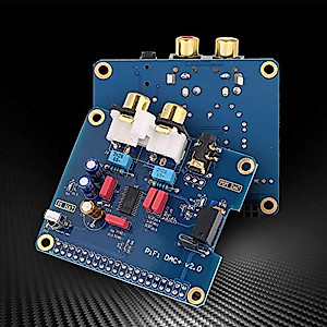 Integrated Negative Charge Pump HiFi DIGI Digital Audio Card I2S Interface PiFi DIGI DAC with Gold-Plated 3.5 mm Jack Socket for Raspberry PI 3 Model B / 2B / B
