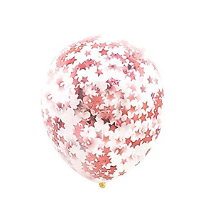 Rose Gold Sweet 16th Birthday Party Supplies Balloons for Girls|Boys-Happy Birthday Balloons Banner-Prefilled Rose Gold Confetti Metallic as Photo Booth Props