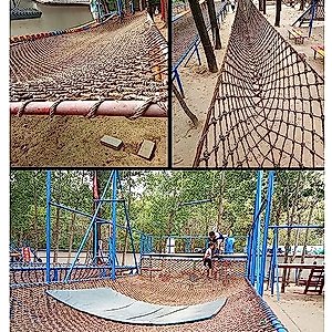 EkiDaz HXRW Rope Net Kids Climbing Frame Net Outdoor Playground Safety Net Rope Net for Kids Sturdy and Durable Playground Sets for Backyards (Size : 1 * 3m(3.3 * 9.9ft))
