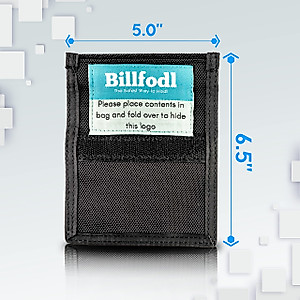 Billfodl - Faraday Bag (Small) - RFID Blocking Bags for Keyfobs, Credit Cards, Car Keys, Crypto Wallets and more - Anti-Theft, Anti-Hacking Signal Blocking Pouch - Faraday Cage Protectors